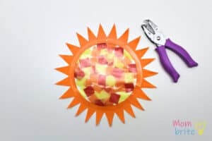 Easy Paper Plate Sun Suncatcher Craft for Kids | Mombrite