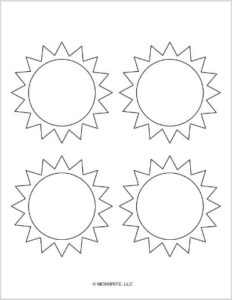 Free Printable Sun Templates and Coloring Pages | Mombrite