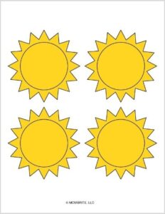 Free Printable Sun Templates and Coloring Pages | Mombrite