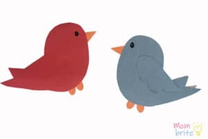 Easy Paper Bird Craft for Kids (Free Template) - Mombrite