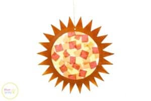 Easy Paper Plate Sun Suncatcher Craft for Kids | Mombrite