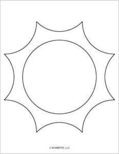 Free Printable Sun Templates and Coloring Pages | Mombrite
