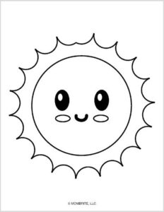 Free Printable Sun Templates and Coloring Pages | Mombrite