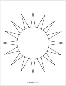 Free Printable Sun Templates and Coloring Pages | Mombrite