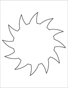 Free Printable Sun Templates and Coloring Pages | Mombrite