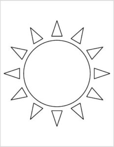 Free Printable Sun Templates and Coloring Pages | Mombrite