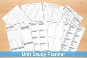 Printable Homeschool Unit Study Planner | Mombrite
