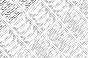 Editable Name Book for Kids: Name Recognition Activities | Mombrite