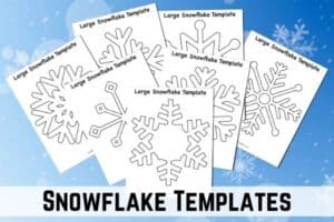 Free Printable Snowflake Templates for Crafts and Activities | Mombrite