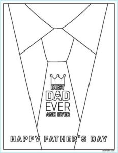 7 Free Printable Father's Day Coloring Pages | Mombrite