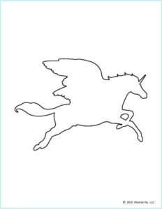 Free Printable Unicorn Templates - Mombrite