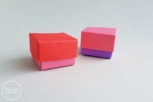 How to Make an Origami Box with Lid | Mombrite