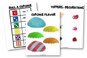 Roll a Cupcake Dice Game for Kids [Free Printable] | Mombrite