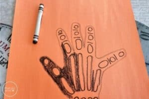 Easy Skeleton Handprint X-Ray Craft for Kids | Mombrite