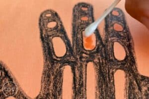 Easy Skeleton Handprint X-Ray Craft for Kids | Mombrite