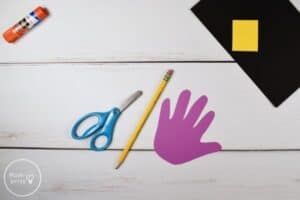 Haunted House Handprint Craft for Kids [Free Template] | Mombrite