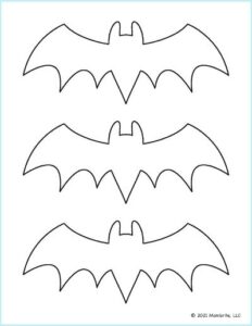 25 Free Printable Bat Templates | Mombrite