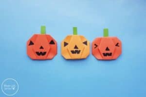 How to Make an Easy Origami Pumpkin | Mombrite