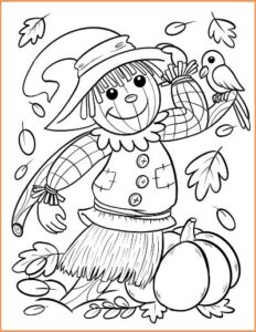 Free Printable Fall Coloring Pages for Kids | Mombrite