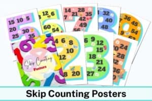 Free Printable Skip Counting Posters 2-9 | Mombrite