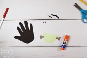 Frankenstein Handprint Craft for Kids [Free Template] | Mombrite