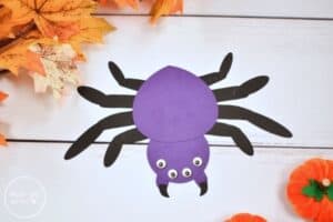 Halloween Spider Handprint Craft for Kids [Free Template] | Mombrite
