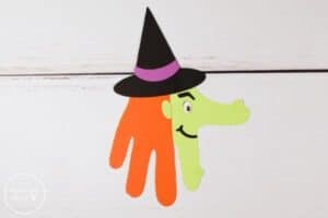 Witch Handprint Craft for Kids [Free Template] | Mombrite