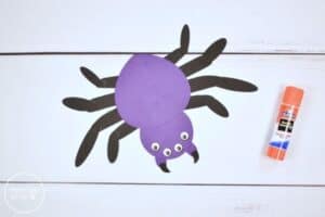 Halloween Spider Handprint Craft for Kids [Free Template] | Mombrite