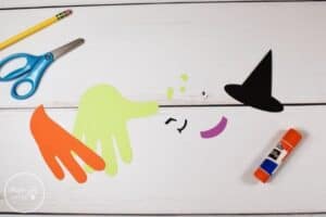 Witch Handprint Craft for Kids [Free Template] | Mombrite