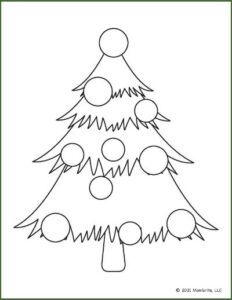 Free Printable Christmas Tree Templates | Mombrite