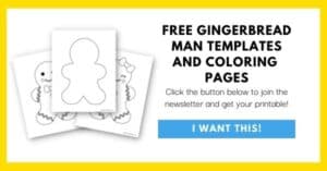 Free Printable Gingerbread Man Templates and Coloring Pages | Mombrite
