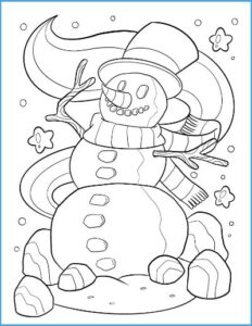 Free Printable Christmas Coloring Pages for Kids | Mombrite