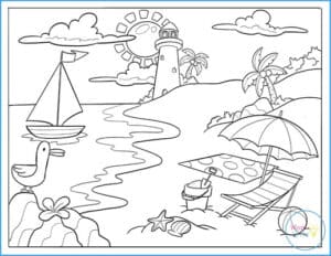 Free Printable Summer Coloring Pages For Kids