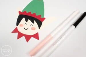 Adorable Elf Handprint Craft for Christmas [Free Template] | Mombrite