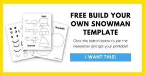 Build Your Own Snowman Template (Free Printable) | Mombrite