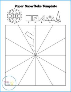 Paper Snowflake Free Printable Template
