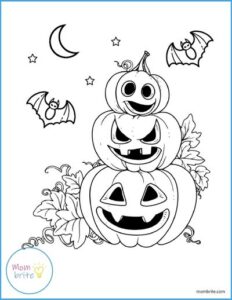 Free Printable Halloween Coloring Pages for Kids | Mombrite