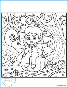 Free Printable Halloween Coloring Pages for Kids | Mombrite