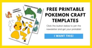 Printable Pokémon Craft for Kids [Free Template] | Mombrite