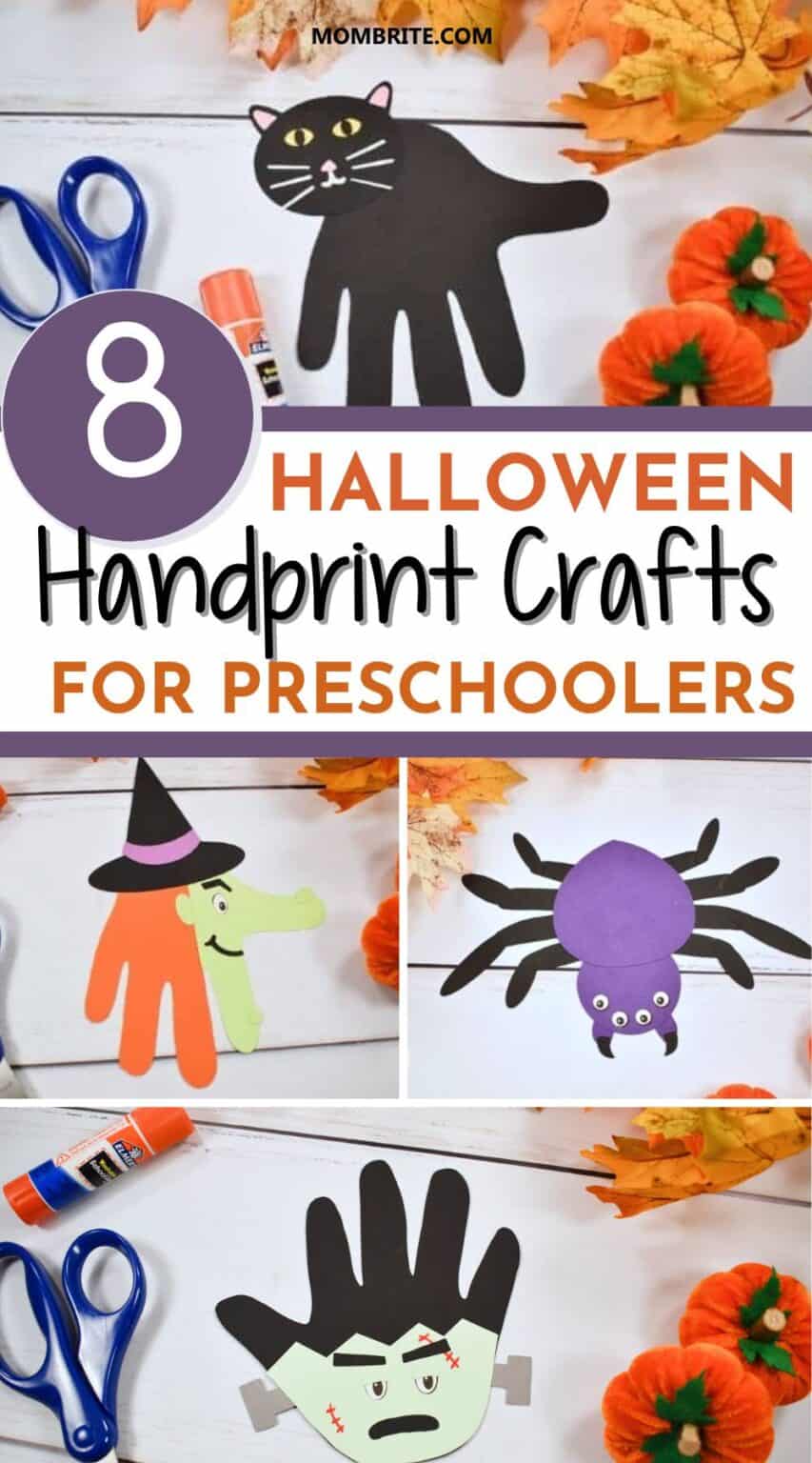 8 Fun & Easy Halloween Handprint Crafts For Preschoolers | Mombrite