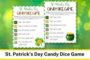 St. Patrick's Day Candy Dice Game for Kids [Free Printable] | Mombrite