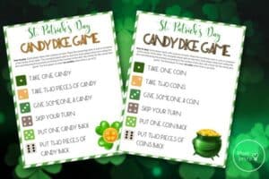 St. Patrick's Day Candy Dice Game for Kids | Mombrite