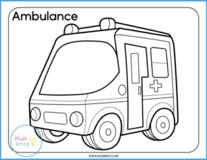 Fun Vehicle Coloring Pages for Kids [Free Printable] | Mombrite