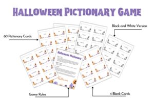 Spooktacular Fun: Halloween Pictionary for Kids | Mombrite