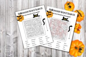 Engaging Halloween Word Search for Kids [Free Printable] - Mombrite