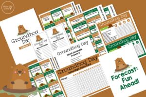 Free Printable Groundhog Day Games Bundle | Mombrite
