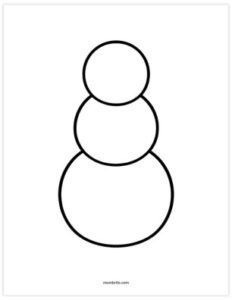 11 Snowman Templates for Kids (Fun Free Winter Printable) - Mombrite