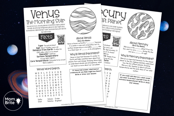 Fun and Interactive Solar System Worksheet for Kids [Free Printable ...