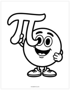 12 Free Printable Pi Day Coloring Pages for Kids - Mombrite