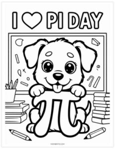 12 Free Printable Pi Day Coloring Pages for Kids - Mombrite